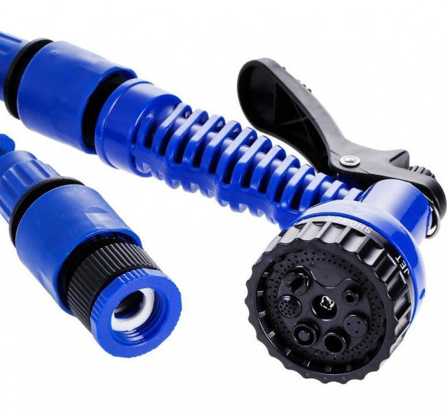 Furtun extensibil pentru gradina, lungime 60 m, aparat de udat inclus ...